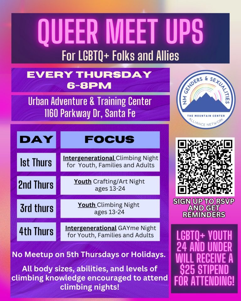 New Mexico Genders and Sexualities | LGBTQ Programs – The Mountain Center